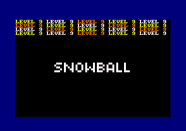 Snowball screenshots - MobyGames