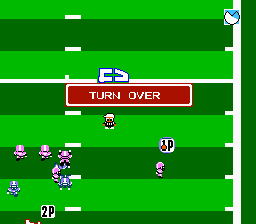 Screenshot of Touchdown Fever (NES, 1987) - MobyGames