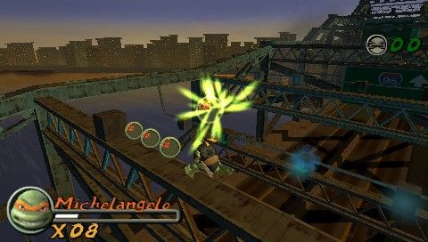 Screenshot of TMNT (PSP, 2007) - MobyGames