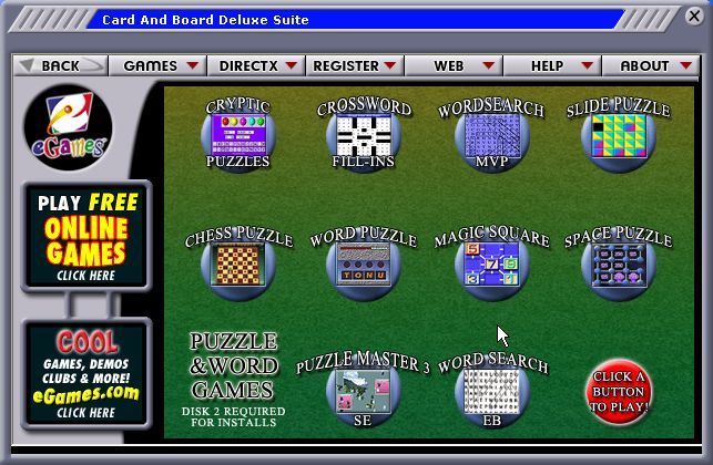 Screenshot of Deluxe Suite: Card & Board Games (Windows, 2003) - MobyGames