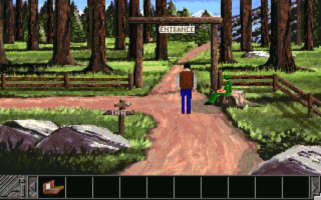 Screenshot of Backpacker: The Lost Florence Gold Mine (Windows 3.x, 1997) - MobyGames