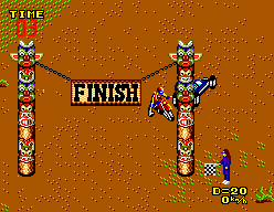 Screenshot of Enduro Racer (SEGA Master System, 1987) - MobyGames