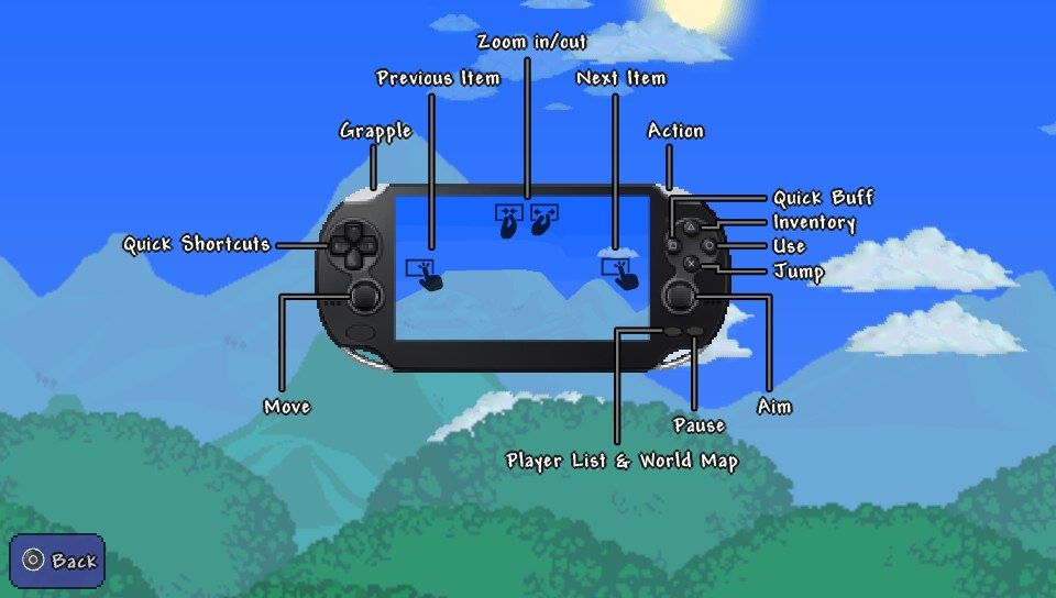 Screenshot of Terraria (PS Vita, 2011) - MobyGames