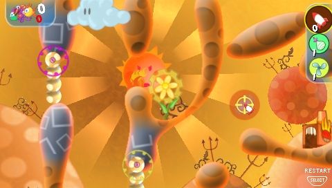 Screenshot of Downstream Panic! (PSP, 2008) - MobyGames