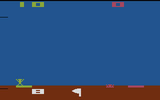 Screenshot of Skydiver (Atari 2600, 1978) - MobyGames