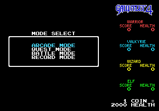 Screenshot of Gauntlet IV (Genesis, 1993) - MobyGames