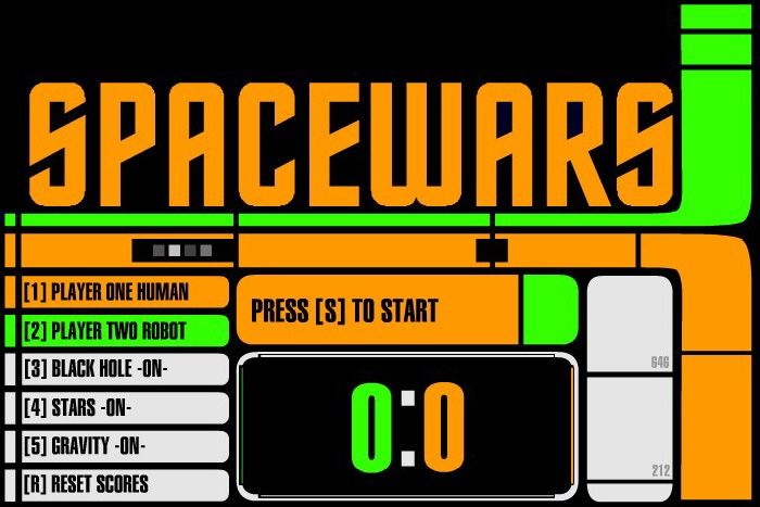 Screenshot of Spacewars! (Browser, 2006) - MobyGames