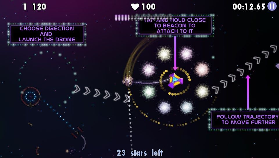 Screenshot of StarDrone: Extreme (PS Vita, 2012) - MobyGames