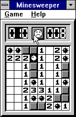 Screenshot of Minesweeper (Windows 3.x, 1992) - MobyGames