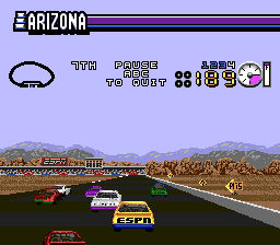 Screenshot of ESPN Speed World (Genesis, 1994) - MobyGames