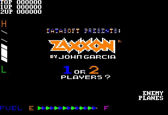 Zaxxon screenshots - MobyGames