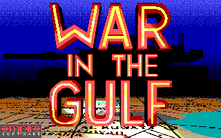 Screenshot of War in the Gulf (DOS, 1993) - MobyGames