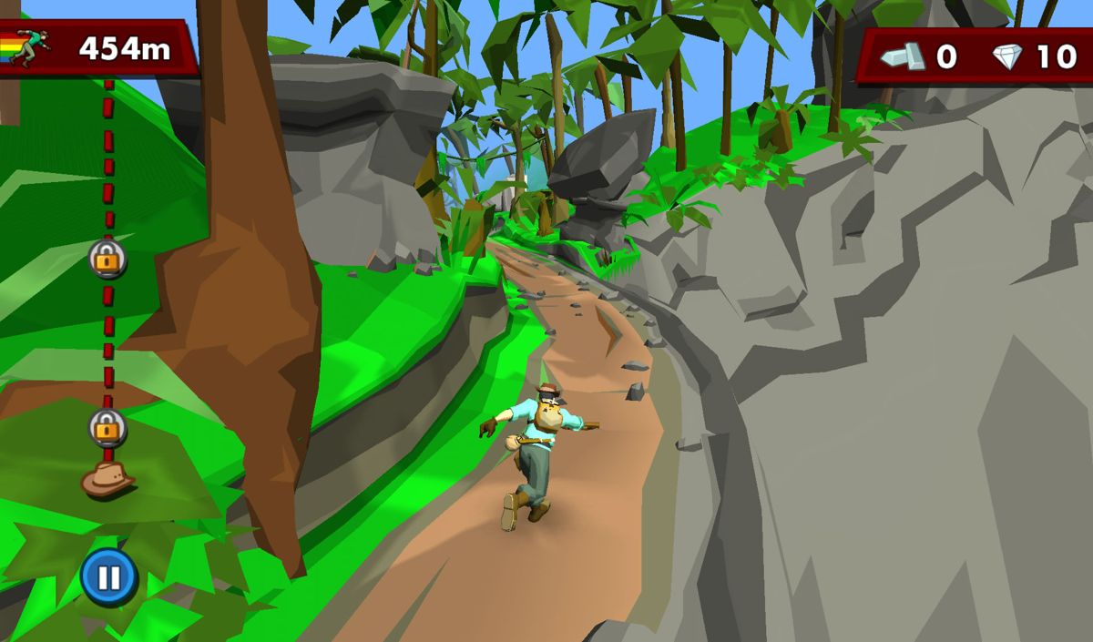 Screenshot of Pitfall! (Android, 2012) - MobyGames