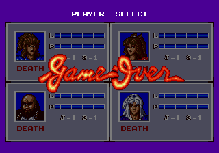 Screenshot of Shadow Blasters (Genesis, 1990) - MobyGames