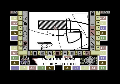 Screenshot of Pictionary: The Game of Quick Draw (Commodore 64, 1989 ...