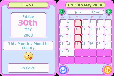 Screenshot of My Secret Diary (Nintendo DS, 2008) - MobyGames