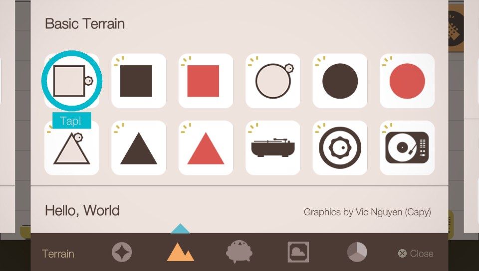 Screenshot of Sound Shapes (PS Vita, 2012) - MobyGames