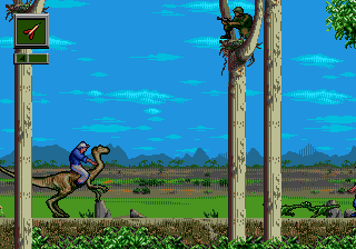 Screenshot of Jurassic Park: Rampage Edition (Genesis, 1994) - MobyGames