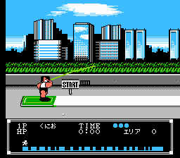 Screenshot of Crash 'n' the Boys: Street Challenge (NES, 1992) - MobyGames