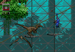 Screenshot of Jurassic Park: Rampage Edition (Genesis, 1994) - MobyGames