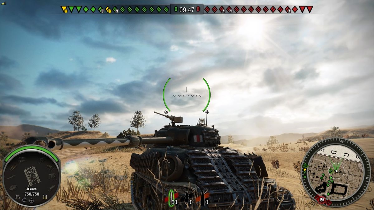 Screenshot of World of Tanks: Boilermaker Loaded Bundle (PlayStation 4, 2016) - MobyGames