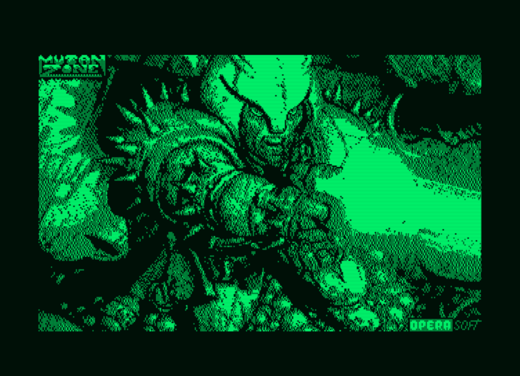 Screenshot of Mutan Zone (Amstrad PCW, 1988) - MobyGames