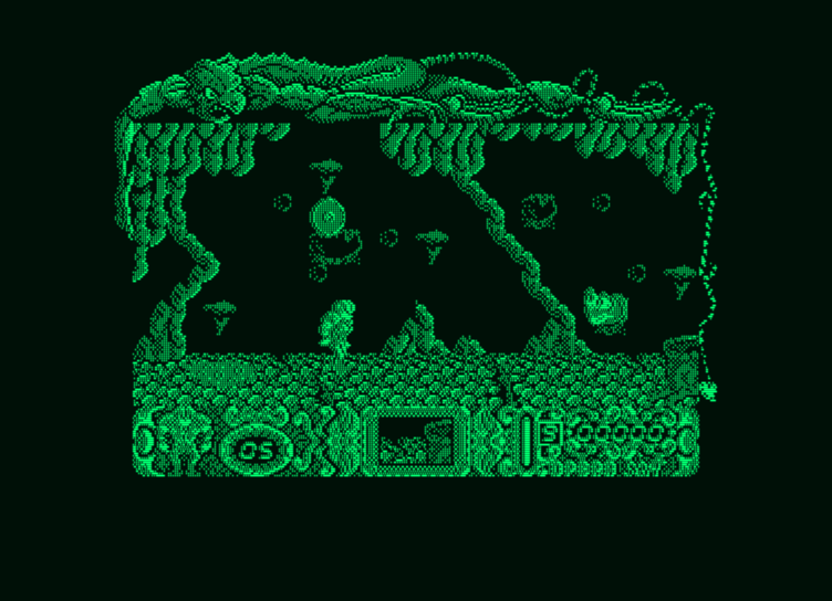Screenshot of Mutan Zone (Amstrad PCW, 1988) - MobyGames