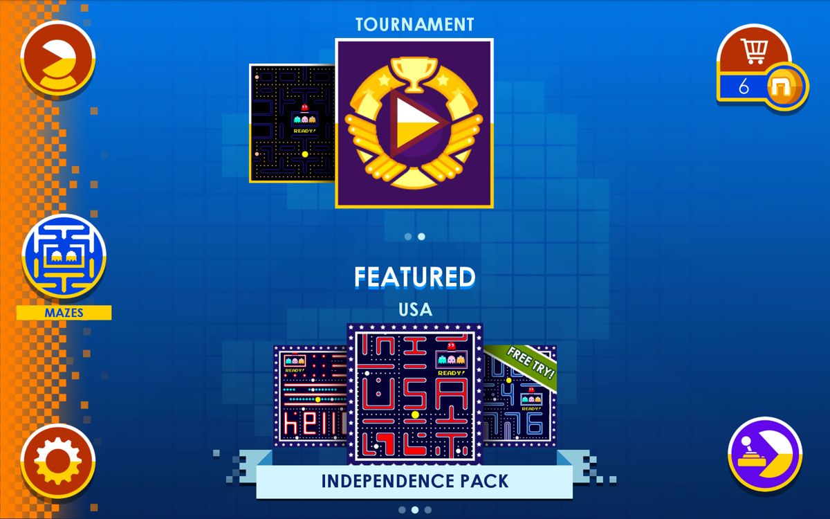 Screenshot of Pac-Man (Android, 2013) - MobyGames