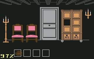 Screenshot of The Inheritance: Chaos in Scotland (Commodore 64, 1986) - MobyGames