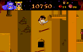Screenshot of Disney's Aladdin (DOS, 1993) - MobyGames