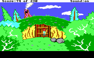 Screenshot of The Black Cauldron (DOS, 1986) - MobyGames