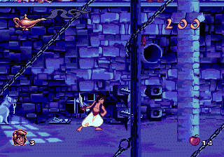 Screenshot of Disney's Aladdin (Genesis, 1993) - MobyGames