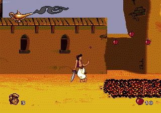 Screenshot of Disney's Aladdin (Genesis, 1993) - MobyGames