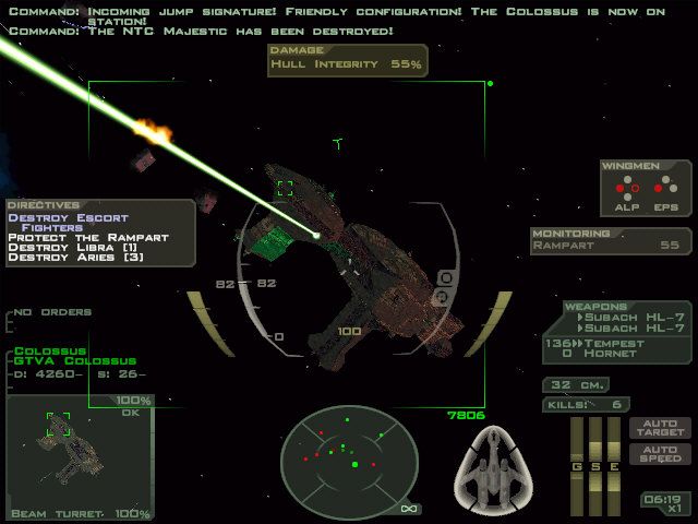 Screenshot of Freespace 2 (Windows, 1999) - MobyGames