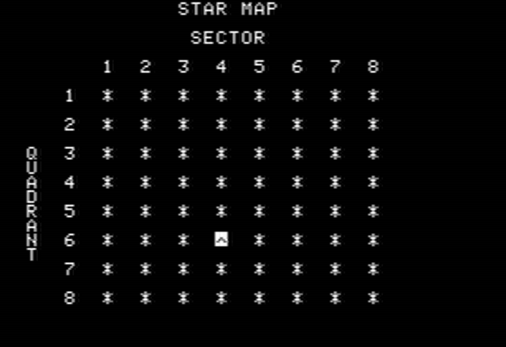 Screenshot of Galactic Quest (Apple II, 1980) - MobyGames
