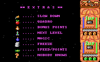 Screenshot of Zoom! (DOS, 1988) - MobyGames