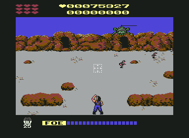 Screenshot of Cabal (Commodore 64, 1988) - MobyGames