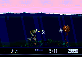 Screenshot of VectorMan (Genesis, 1995) - MobyGames