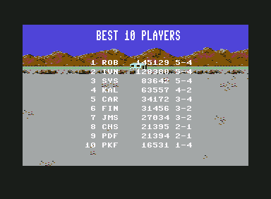 Screenshot of Cabal (Commodore 64, 1988) - MobyGames