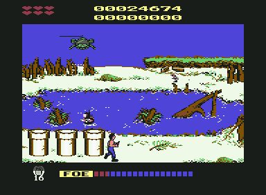 Screenshot of Cabal (Commodore 64, 1988) - MobyGames