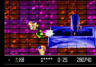 Screenshot of VectorMan (Genesis, 1995) - MobyGames