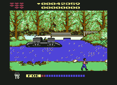 Screenshot of Cabal (Commodore 64, 1988) - MobyGames