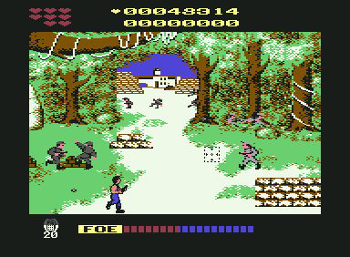 Screenshot of Cabal (Commodore 64, 1988) - MobyGames