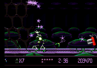 Screenshot of VectorMan (Genesis, 1995) - MobyGames