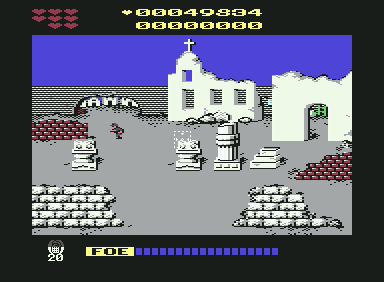 Screenshot of Cabal (Commodore 64, 1988) - MobyGames