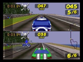 Screenshot of San Francisco Rush: Extreme Racing (Nintendo 64, 1996 ...