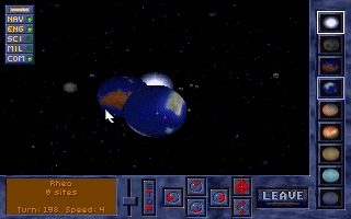 Screenshot of Alien Legacy (DOS, 1994) - MobyGames