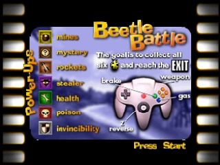 Screenshot of Beetle Adventure Racing! (Nintendo 64, 1999) - MobyGames