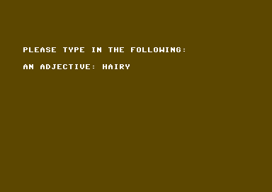 Screenshot of Mad (Commodore 64, 1978) - MobyGames