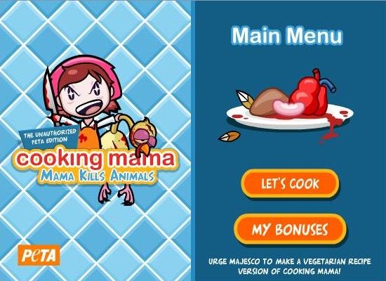 Screenshot of Cooking Mama: Mama Kills Animals (Windows, 2008) - MobyGames